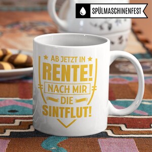 Rente Tasse, Renteneintritt Geschenk Kaffeetasse, Kaffeebecher ...