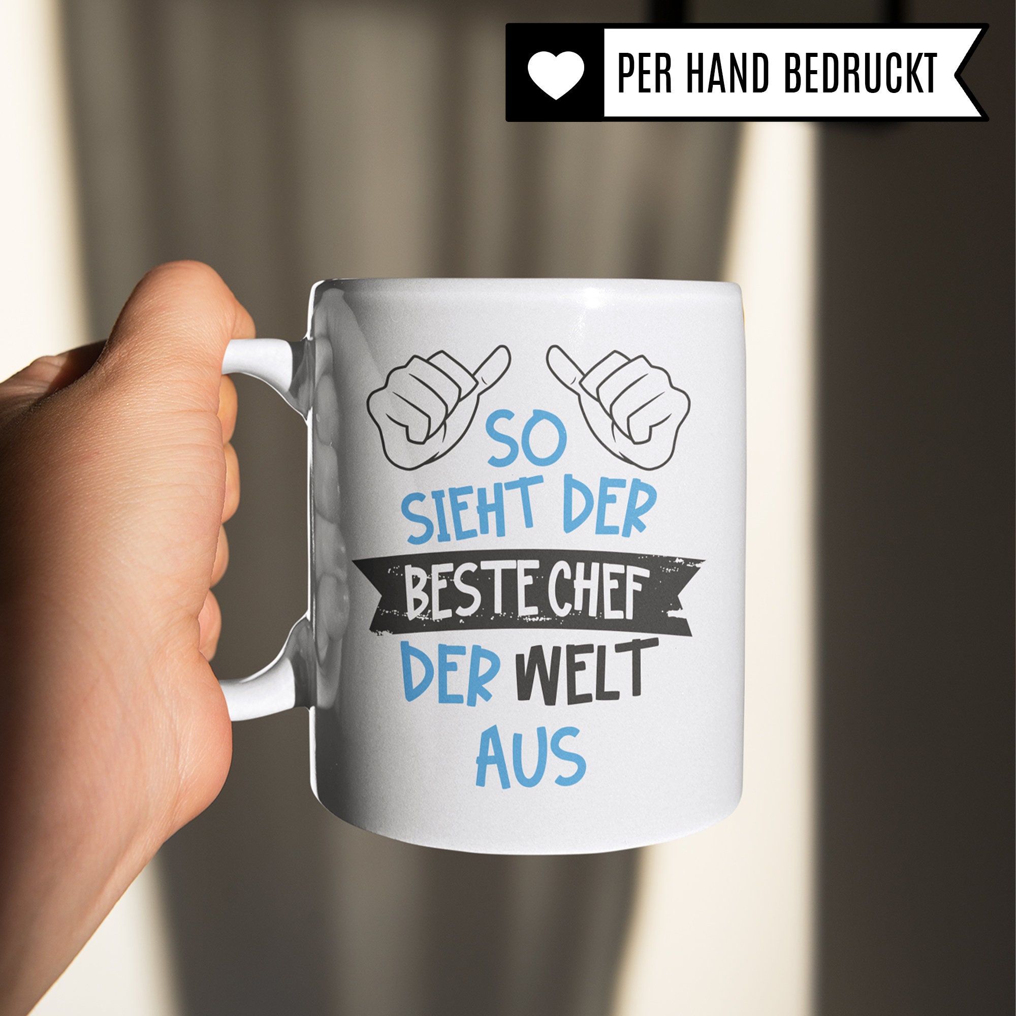 Chef Tasse Geschenke für den Chef Bester Chef der Welt - Etsy.de