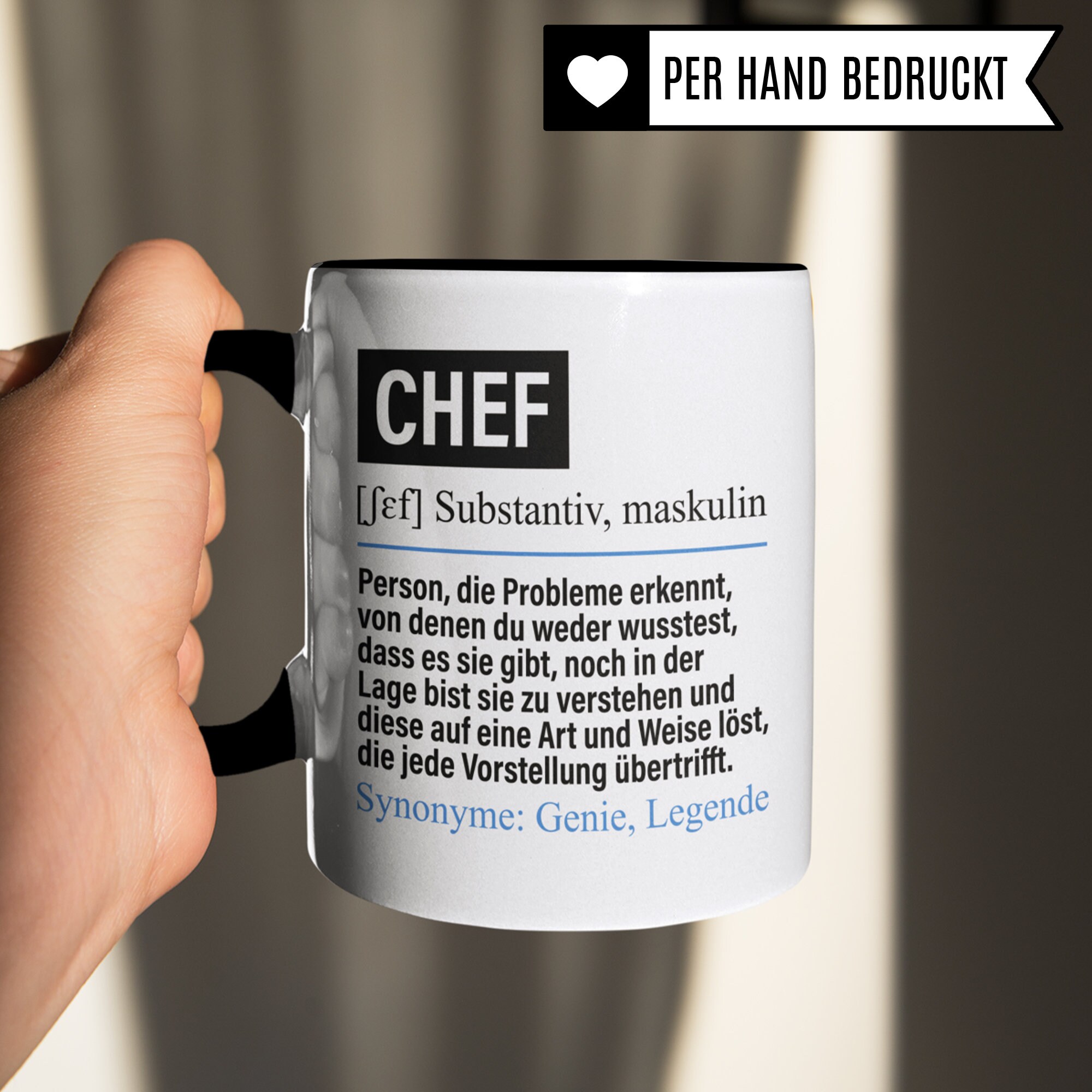 Tasse Chef lustig Chef Geschenk Führungskraft Kaffeebecher | Etsy