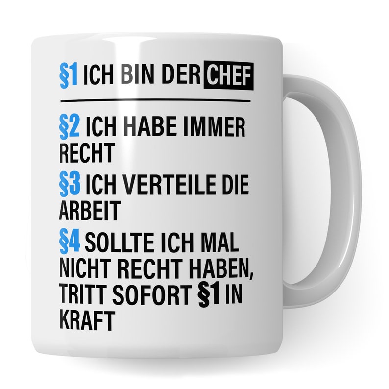 Chef Tasse lustig Geschenke für den Chef von Mitarbeiter - Etsy.de