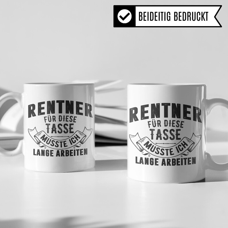 Rentner Tasse Geschenk Renteneintritt & Rentenbeginn | Etsy