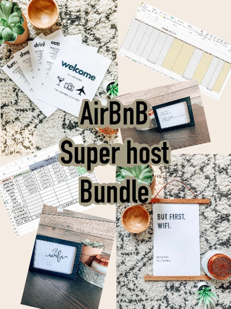 Airbnb Superhost Bundle - Etsy