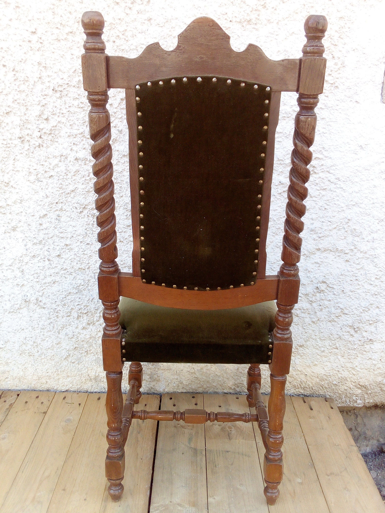 1 of 2 Wooden Rustic Chairs / Vintage Wood Furniture / Hand | Etsy