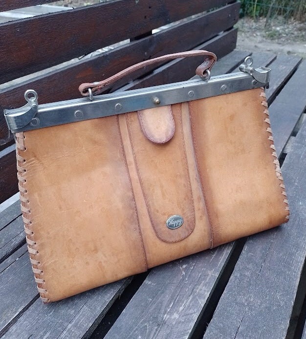 Leather Doctor Bag/ Women Medical Bag/ Leather Medical Bag/top Handle ...