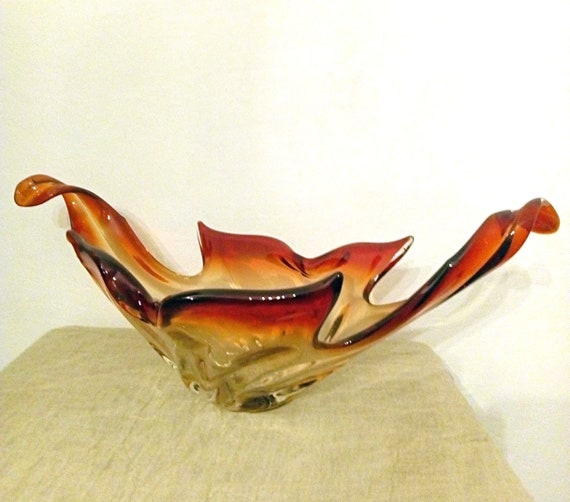 Extra Large 60 Cm Murano Glass Vase / Big Handmade | Etsy