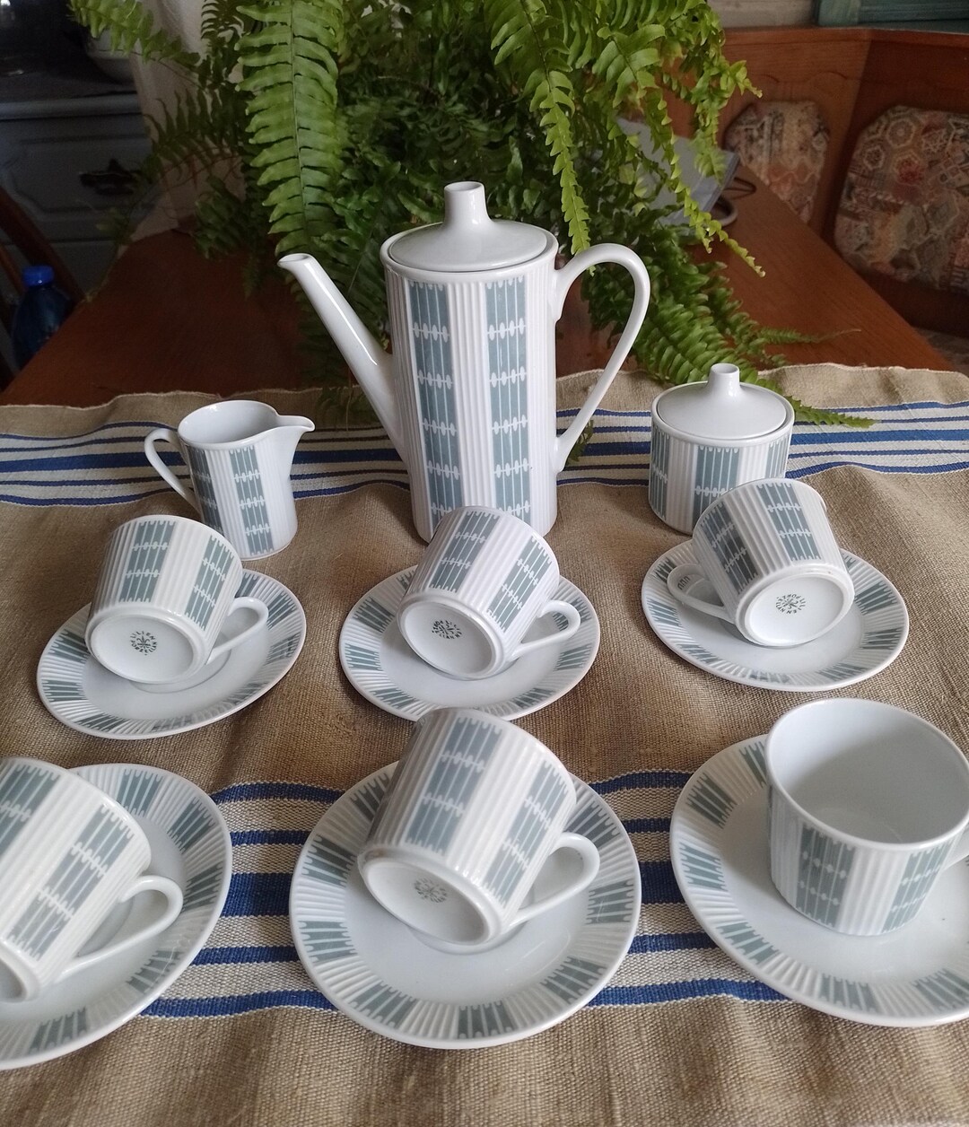 Vintage Coffee Set Lilien Porzellan Austria/vintage Coffee Cup Austria/retro Porcelain/70s ...