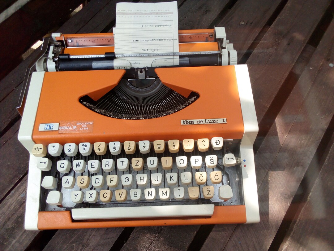 Typewriter Unis Yugoslavia/vintage Retro Typewriter/ Vintage Mechanical ...