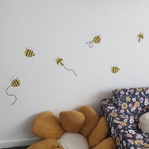 Honey Bee Decals | Honey Bee Wall Stickers | Bumblebee | Bumblebee Wall ...