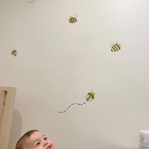 Honey Bee Decals | Honey Bee Wall Stickers | Bumblebee | Bumblebee Wall ...