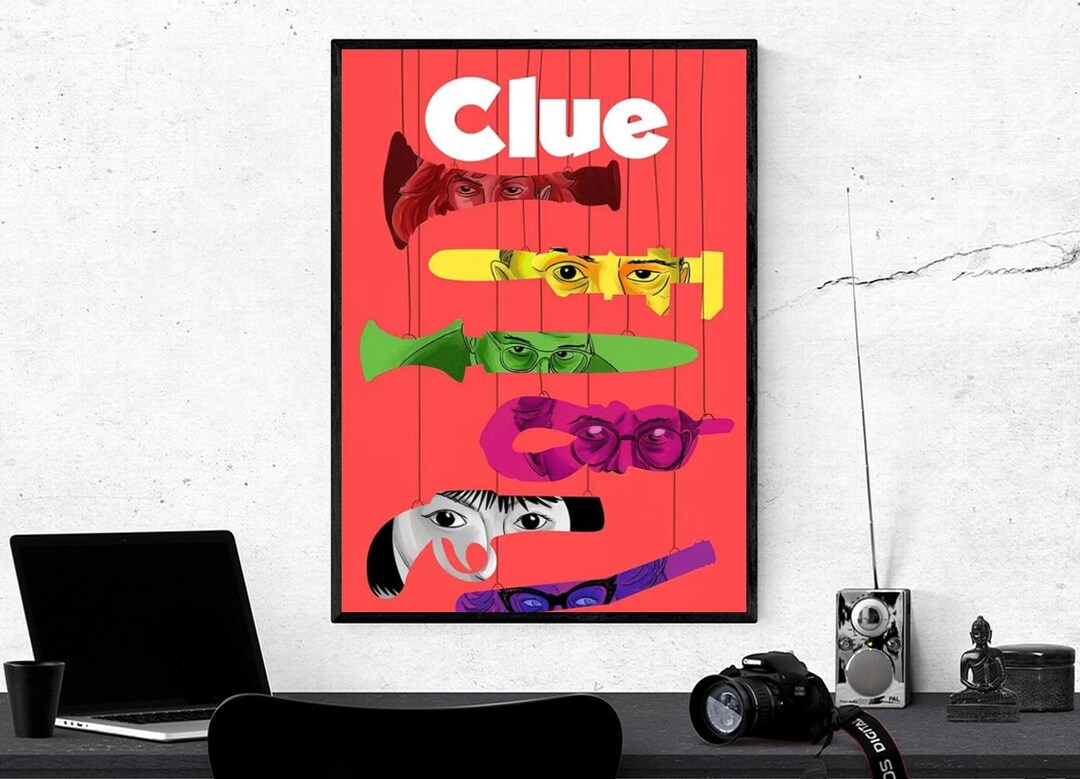 Clue Movie Poster – High Quality Film Print – 2024 Movie Wall Art ...