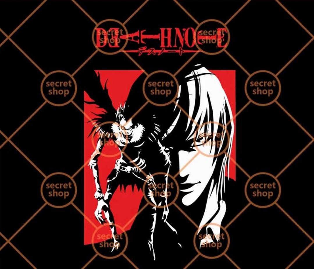 Death Note Yagami Light Svg, Death Note Svg PNG DXF Eps.png - Etsy
