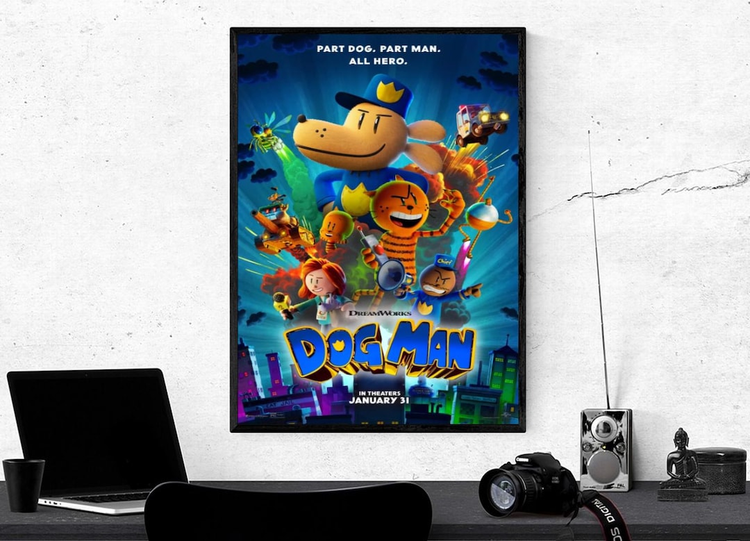 2025 Dog Man Movie Poster Peter Hastings Pete Davidson Lil Rel Howry - Etsy