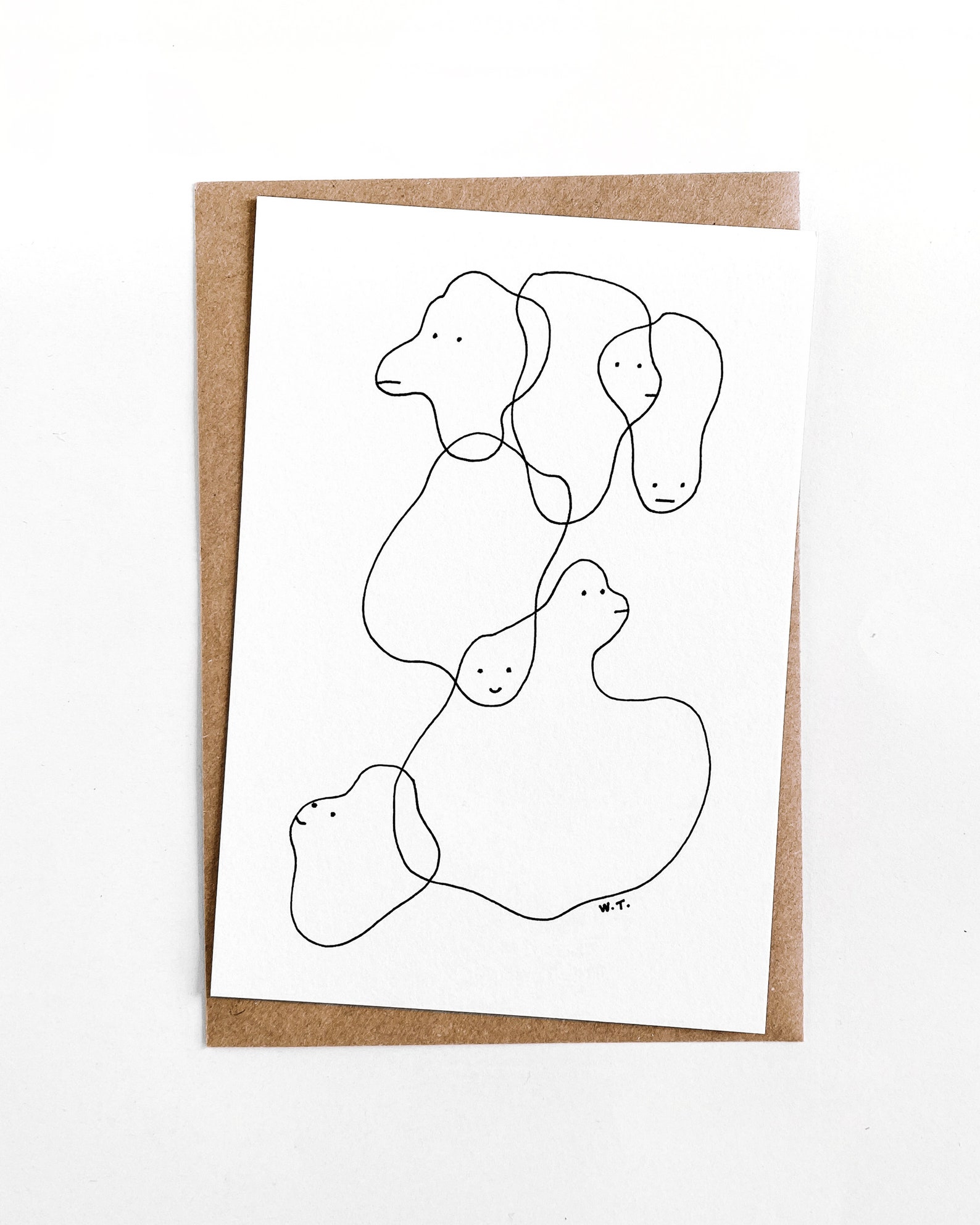 Blob Family Art Print - Etsy