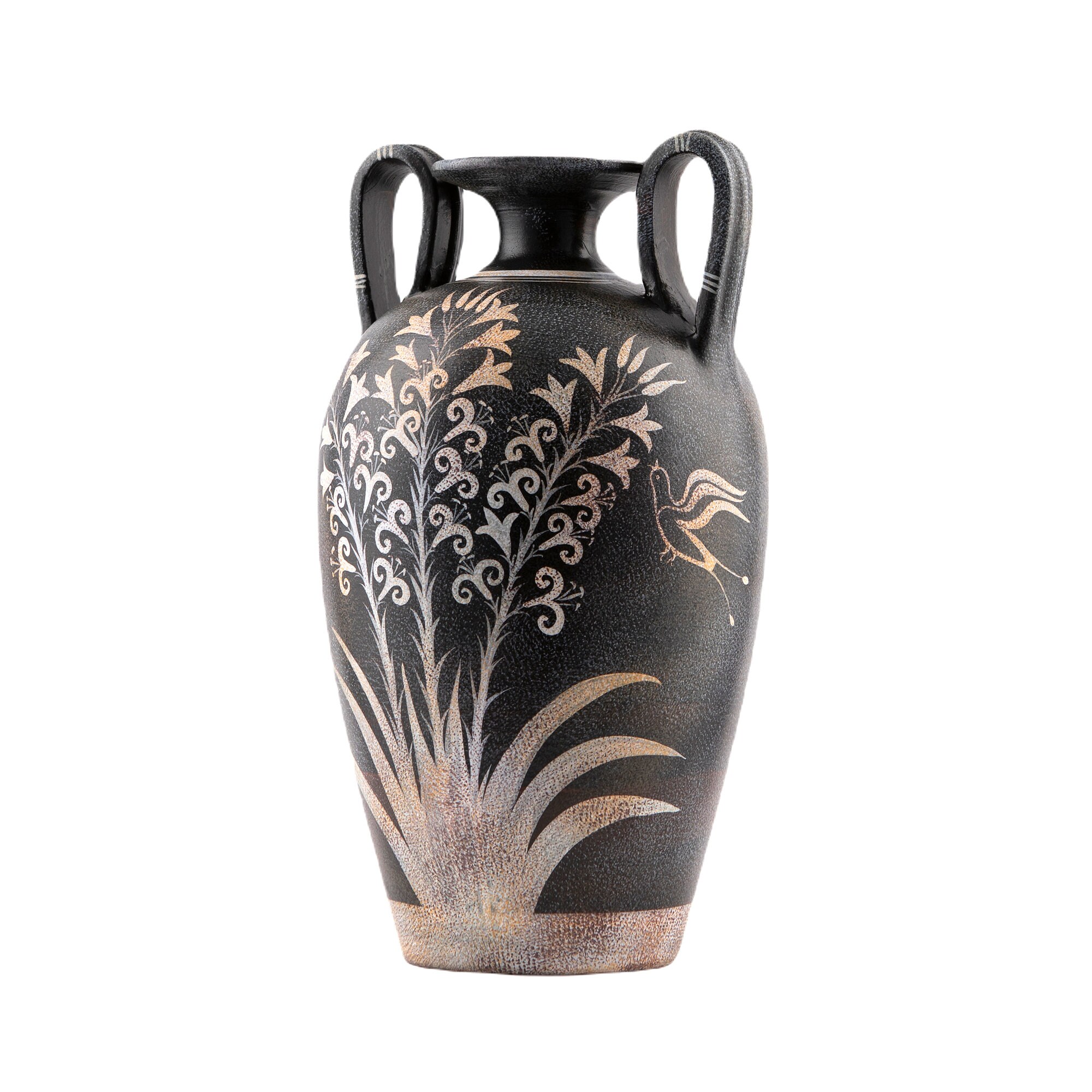 Knossos Palace Amphora Vase With Lilies - Etsy