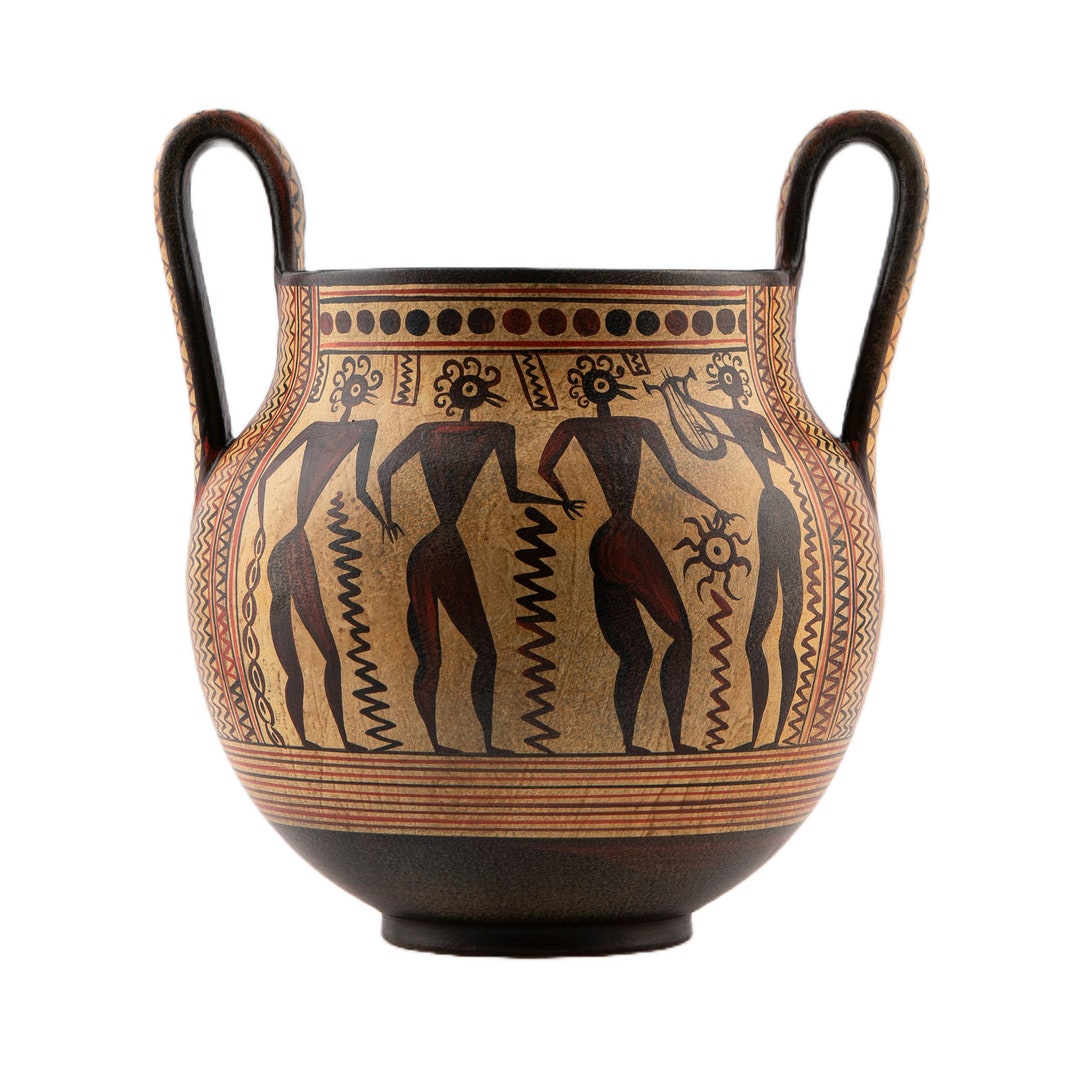 Kantharus Vessel Dedicated to God Dionysus, Geometric Era 1100-750 BC ...
