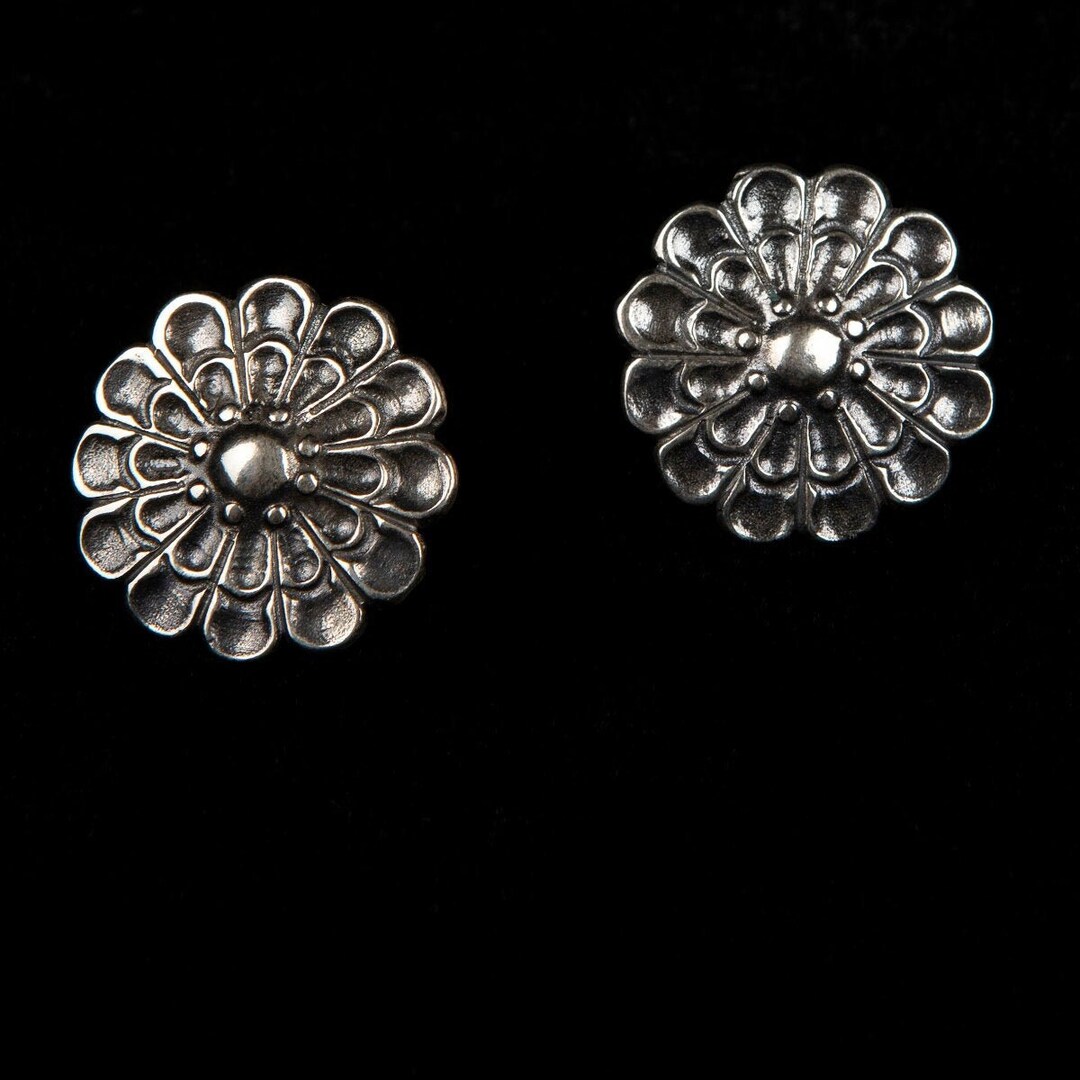 Mycenaean Twelve-leaf Rose Earrings, Inspired by the Ancient Greek ...