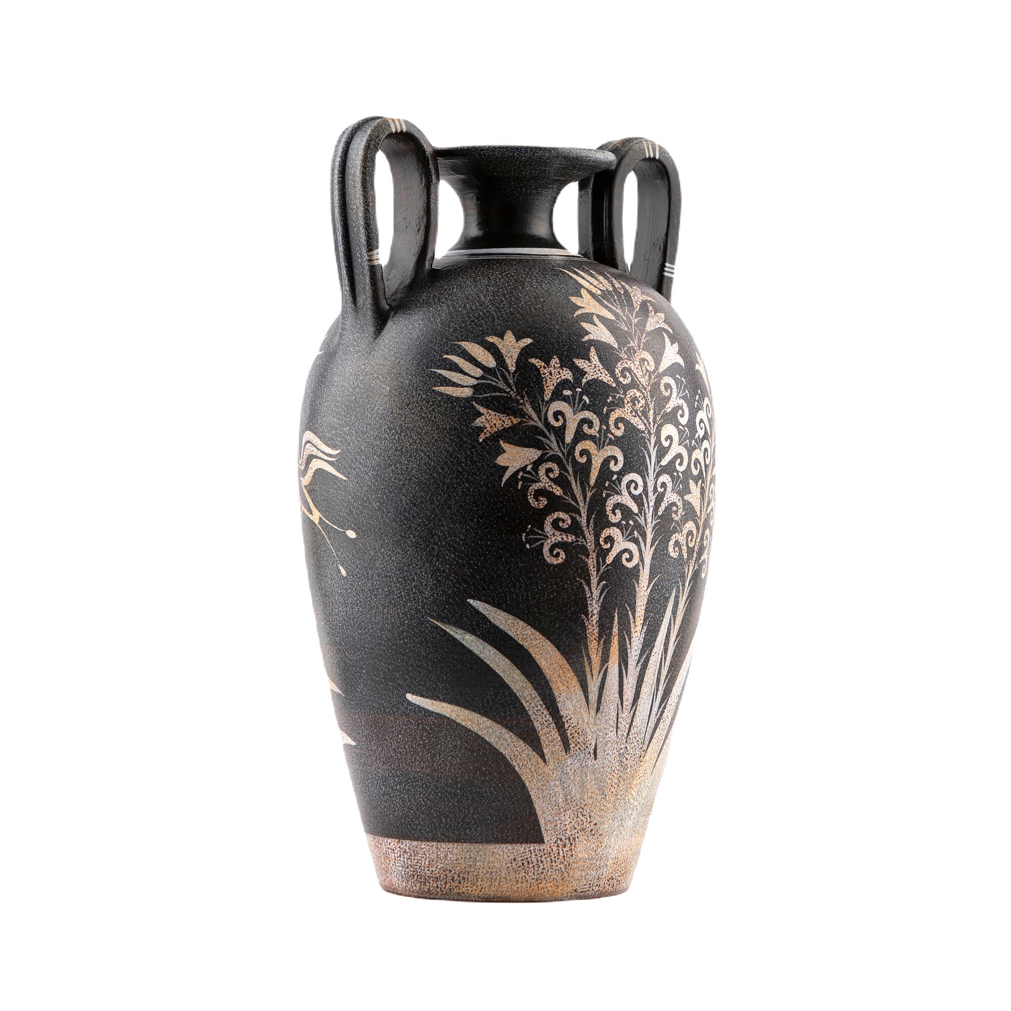 Knossos Palace Amphora Vase With Lilies - Etsy