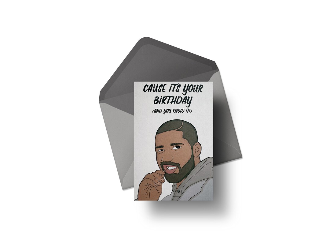 Drake / Rap Birthday Card/ Size A6 - Etsy UK