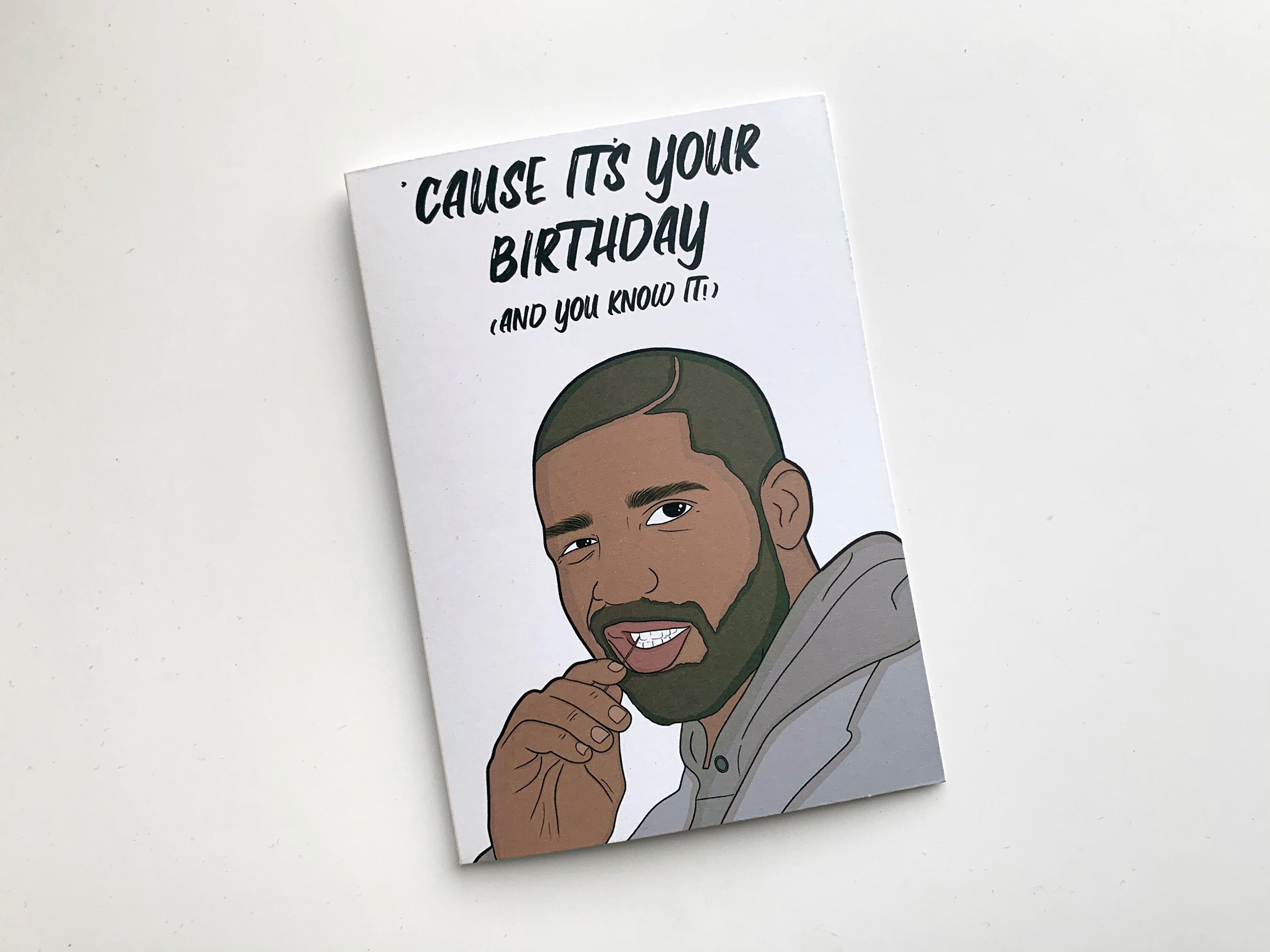 Drake / Rap Birthday Card/ Size A6 - Etsy UK