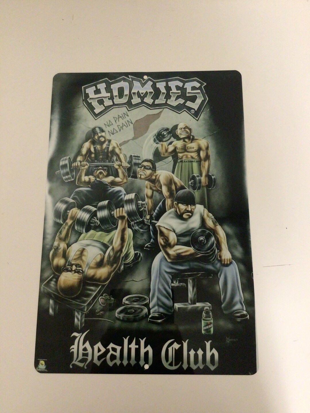 Homies Health Club Wall Art Metal Tin Sign - Etsy