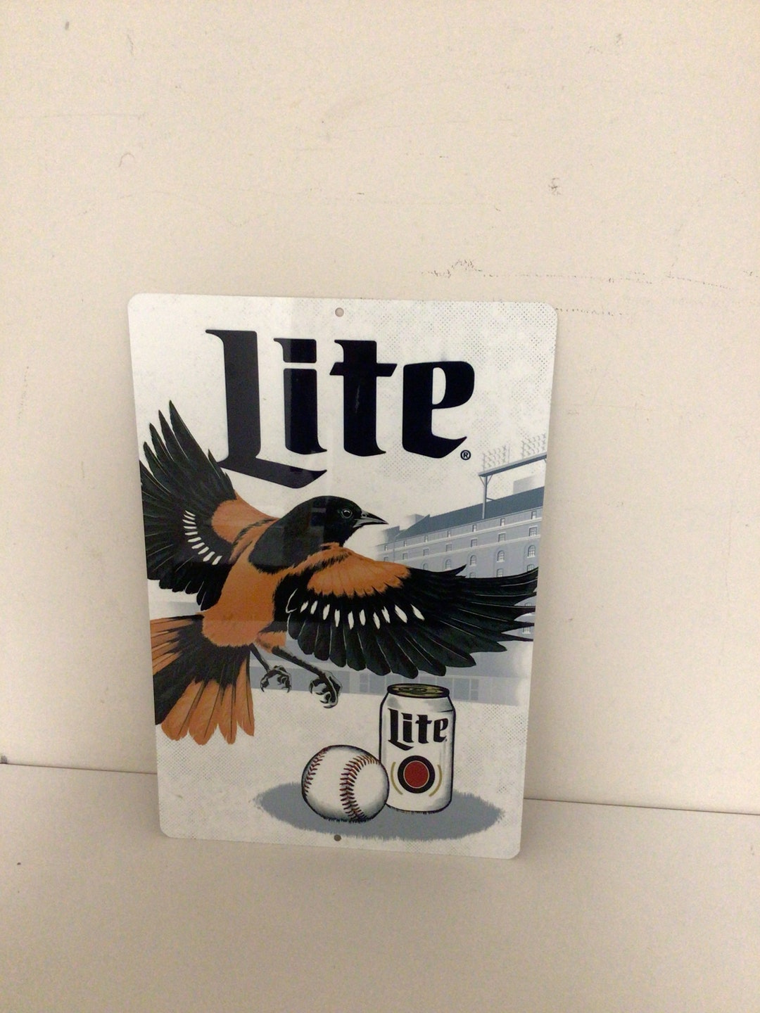 Miller Lite Baltimore Orioles MLB Metal Beer Tin Sign - Etsy UK