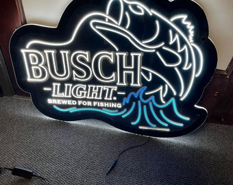 Led Busch Light Sign - Etsy