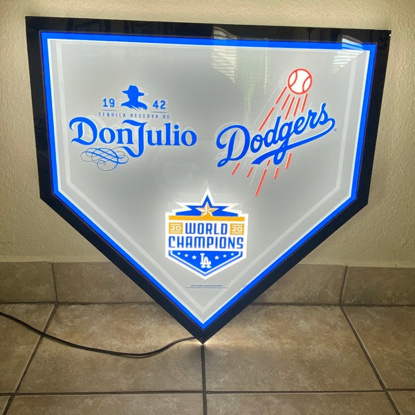 Light up Dodgers Sign - Etsy