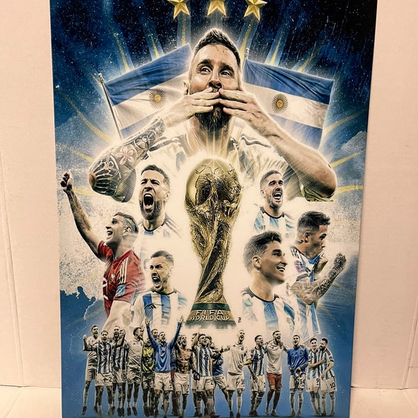 Messi Metal Sign - Etsy