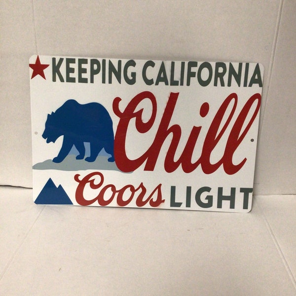 Metal Coors Sign Beer Man - Etsy Canada