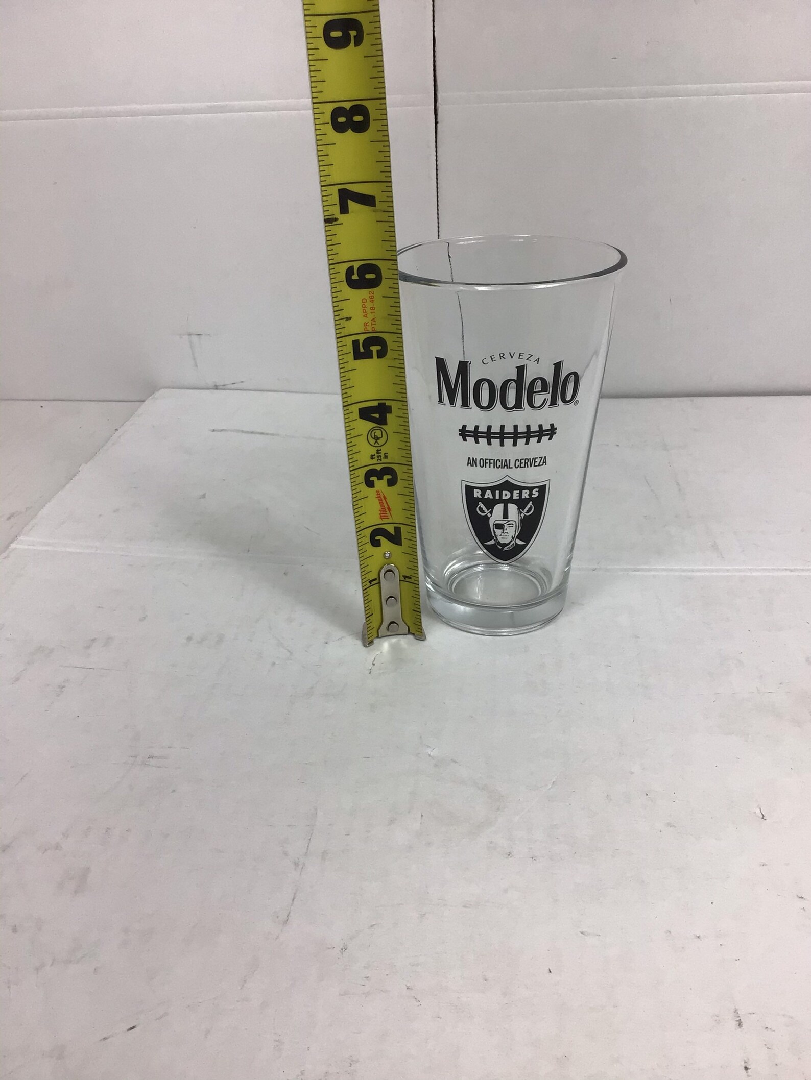 Las Vegas Raiders & Modelo Beer Set of 2 Glass Cups Man Cave - Etsy