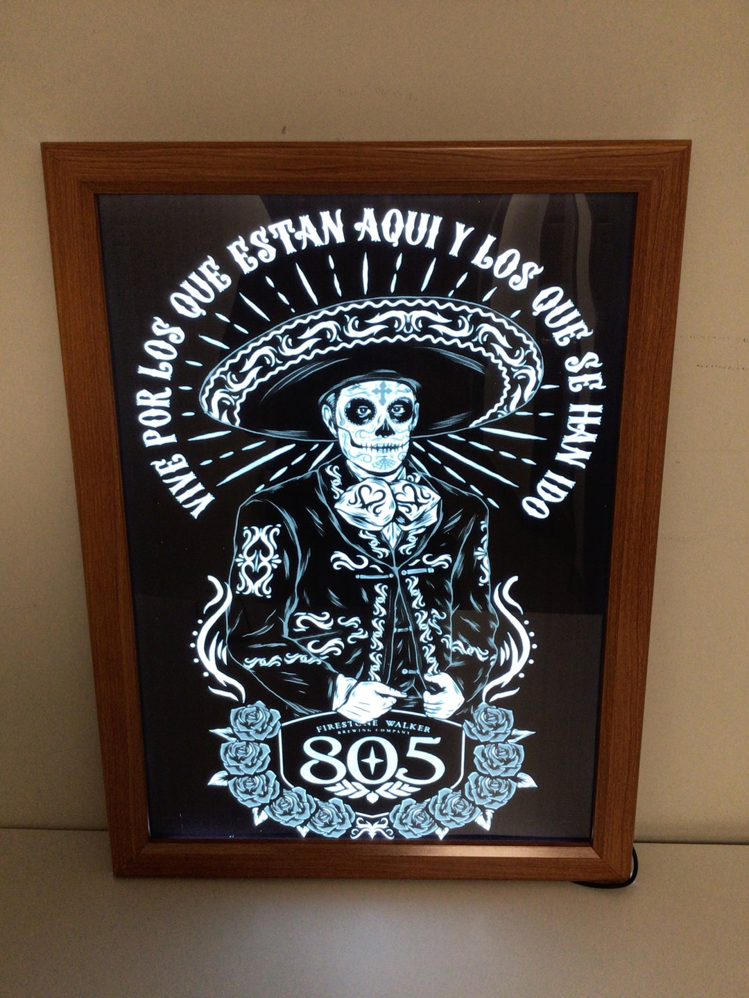 805 Firestone Walker Day of the Dead Beer Led Sign Man Cave Sign Wall ...