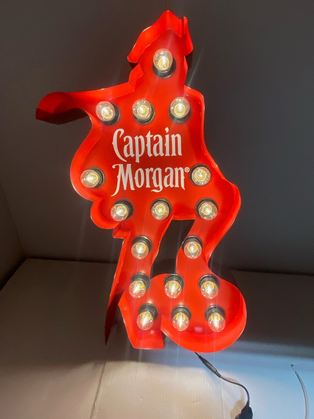 Captain Morgan Rum Liquor Led Display Sign - Etsy
