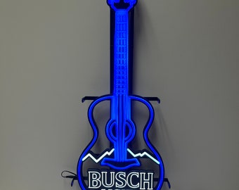 Guitar Beer Sign - Etsy