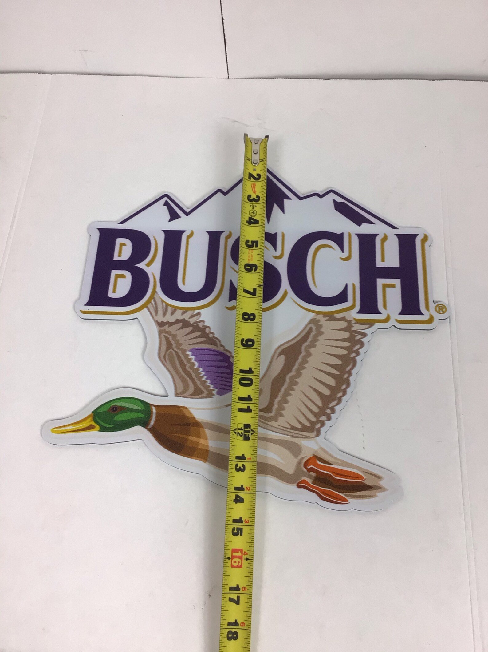 Busch Beer Duck Metal Tin Display Sign Man Cave Wall Decor - Etsy