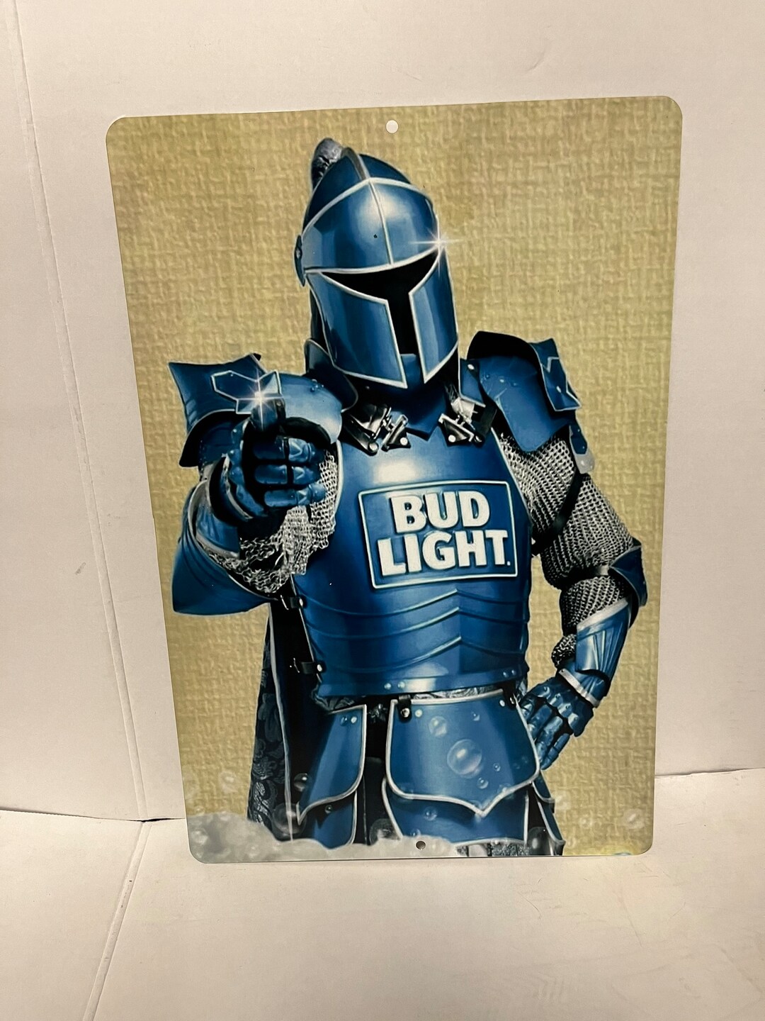 Bud Light Beer Sign Bud Light Knight Display Sign - Etsy