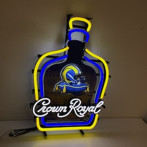 Los Angeles Rams Crown Royal Led Sign - Etsy