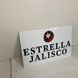 Estrella Jalisco Tin Sign Estrella Jalisco Beer Sign - Etsy