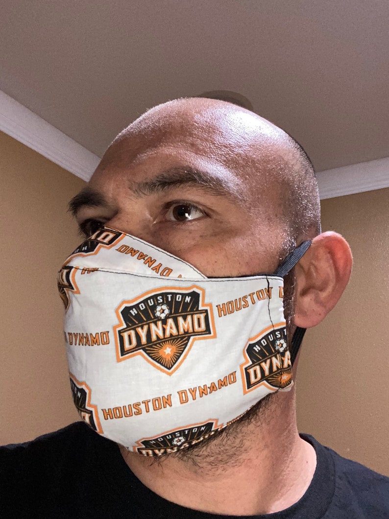Houston Dynamo MLB mask Houston Dynamo face cover Houston | Etsy Houston Dynamo MLB mask Houston Dynamo face cover Houston | Etsy