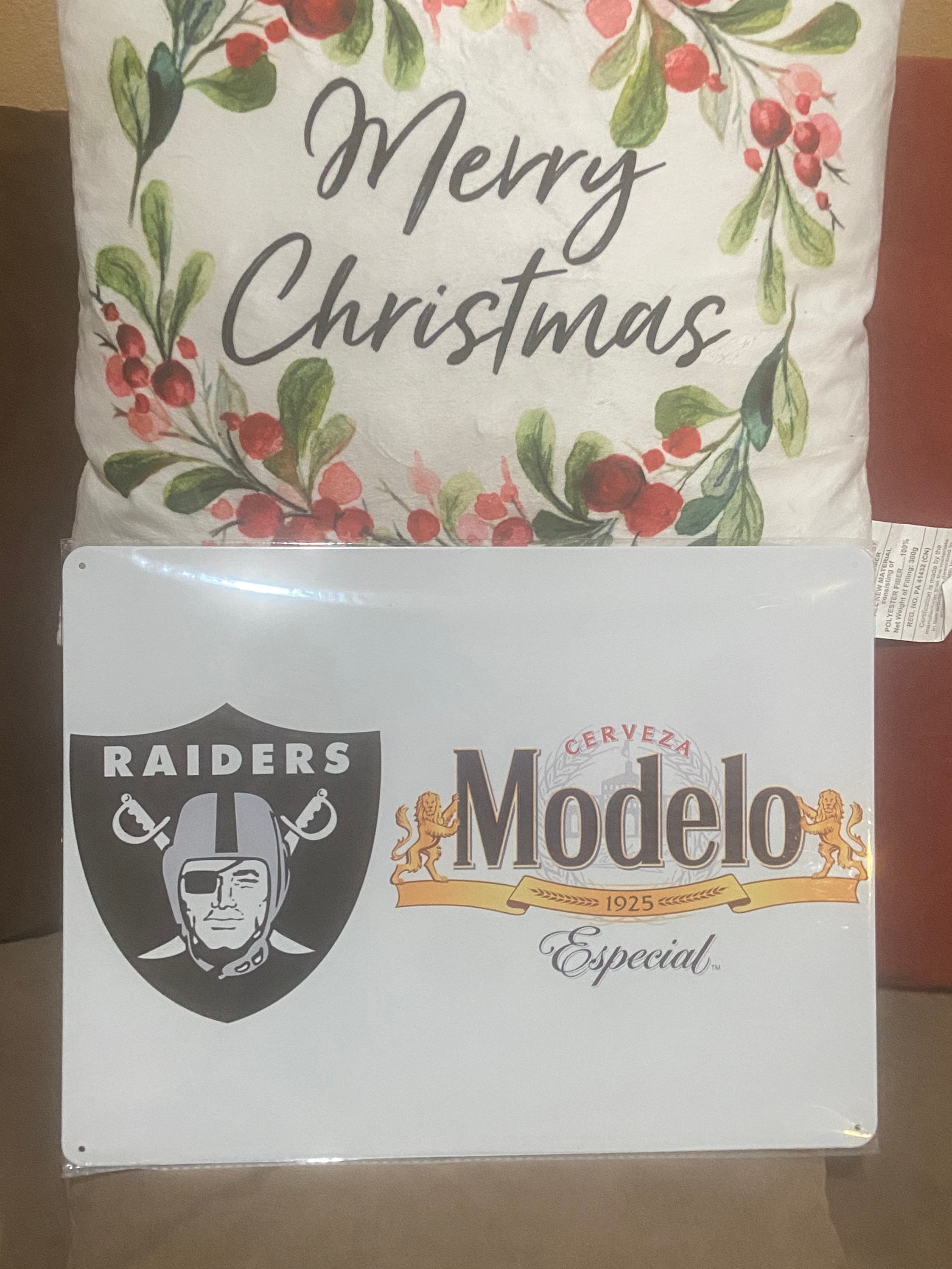 Modelo raiders tin sign beer ting sign | Etsy