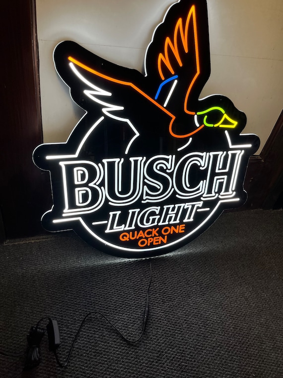 Busch Light Neon Bar Signs