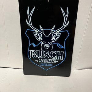 Busch Beer Deer Sign - Etsy