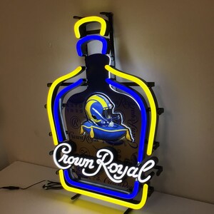 Los Angeles Rams Crown Royal Led Sign - Etsy