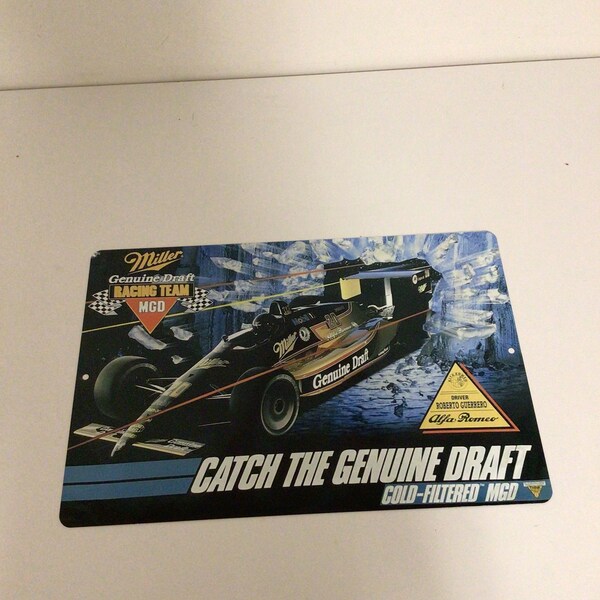 Miller Genuine Draft Sign - Etsy