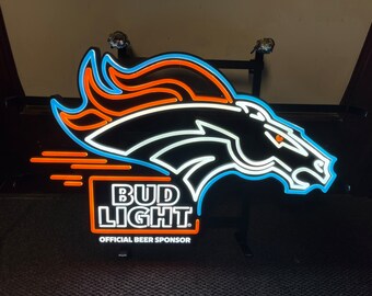 Denver Broncos Bar Sign - Etsy