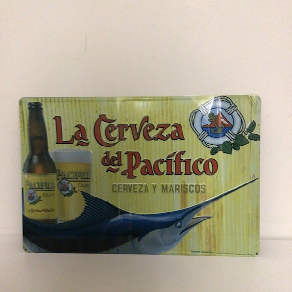 Pacifico Beer Sign - Etsy