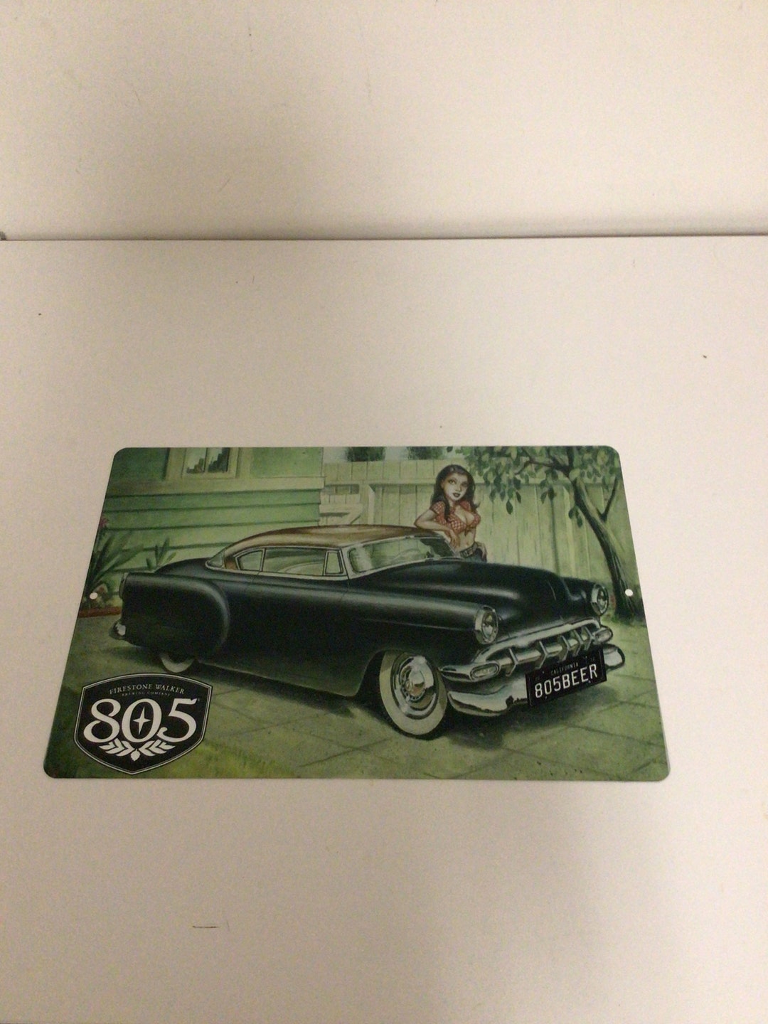 805 Beer Lowrider Corona Car Metal Tin Display Sign - Etsy