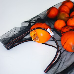 Reusable Grocery ECO Bag Black Washable Shopping Bag | Etsy