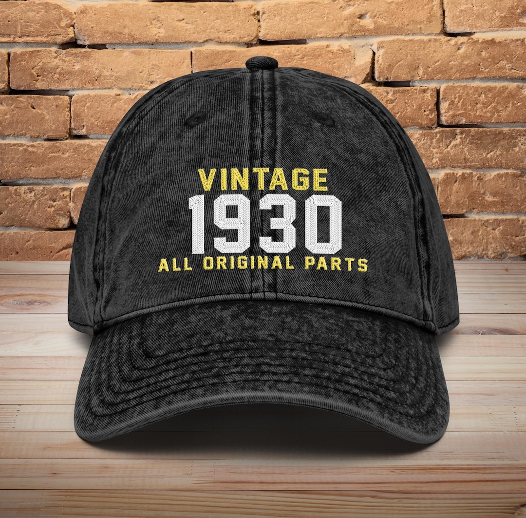 95th Birthday Vintage Style Embroidered Hat • Vintage All Original ...