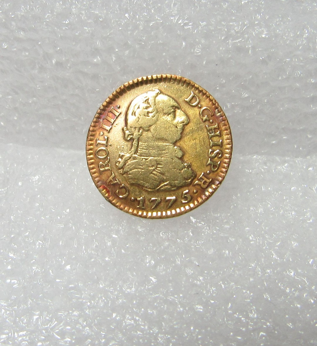 Spanish Gold Coin 1775 Charles 111 M PJ Mint 1/2 Escudo - Etsy