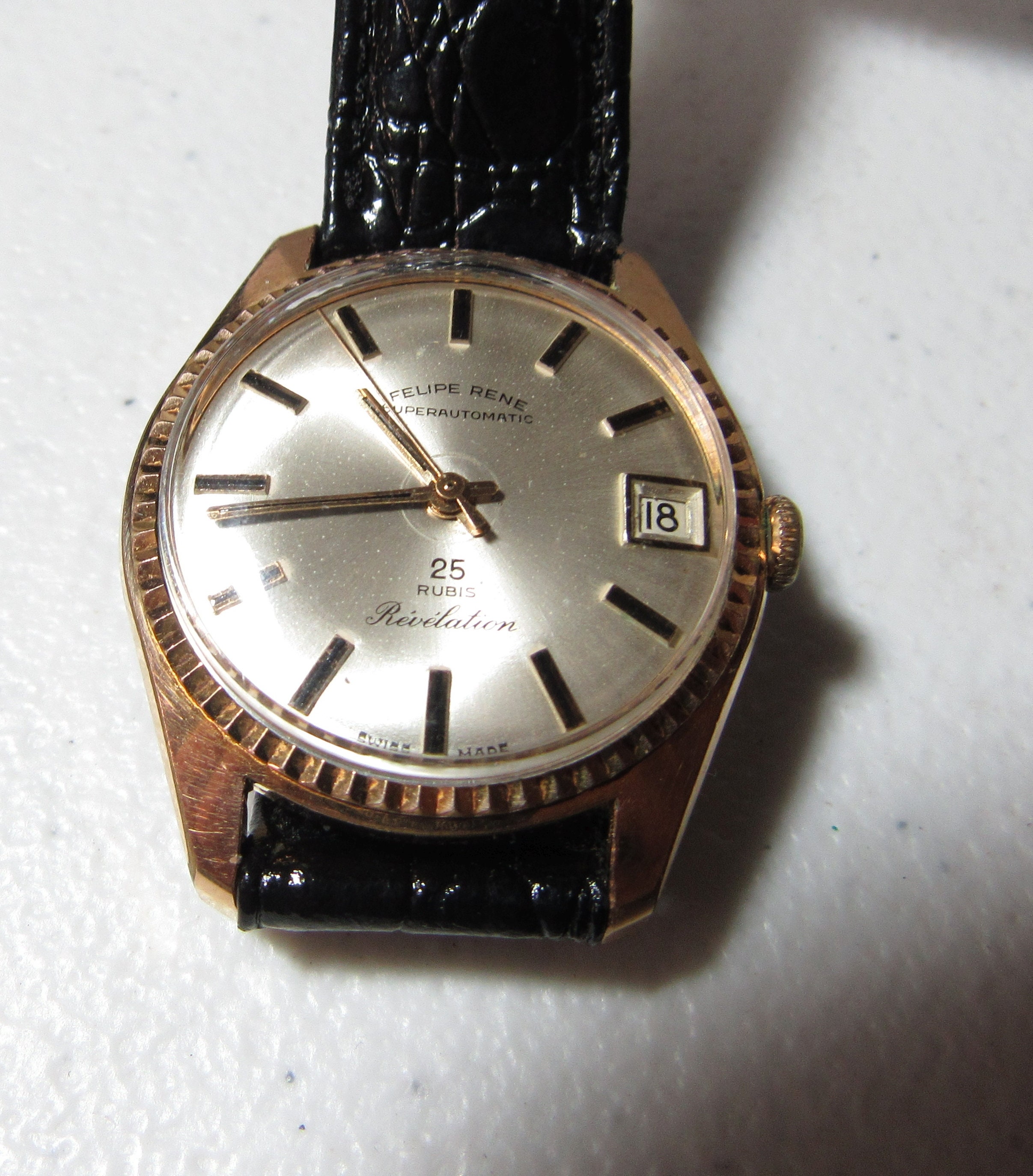 Felipe Rene 25 Ruby Jewel Swiss Wrist Watch Superautomatic - Etsy